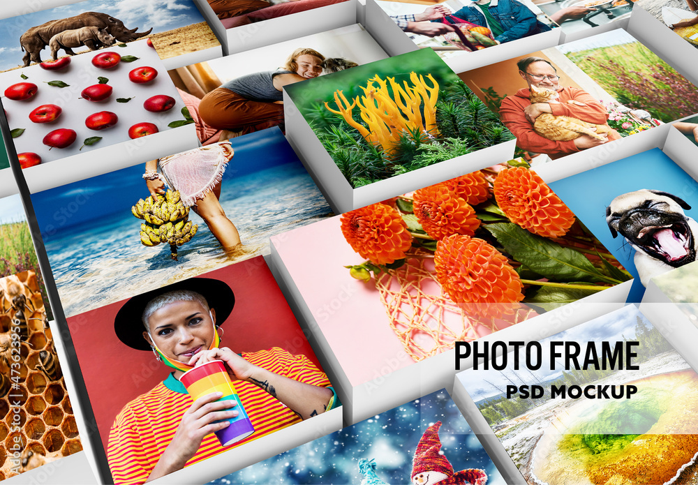 Photo Frame Mockup Stock Template | Adobe Stock