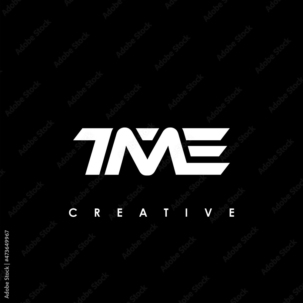 TME Letter Initial Logo Design Template Vector Illustration Stock ...