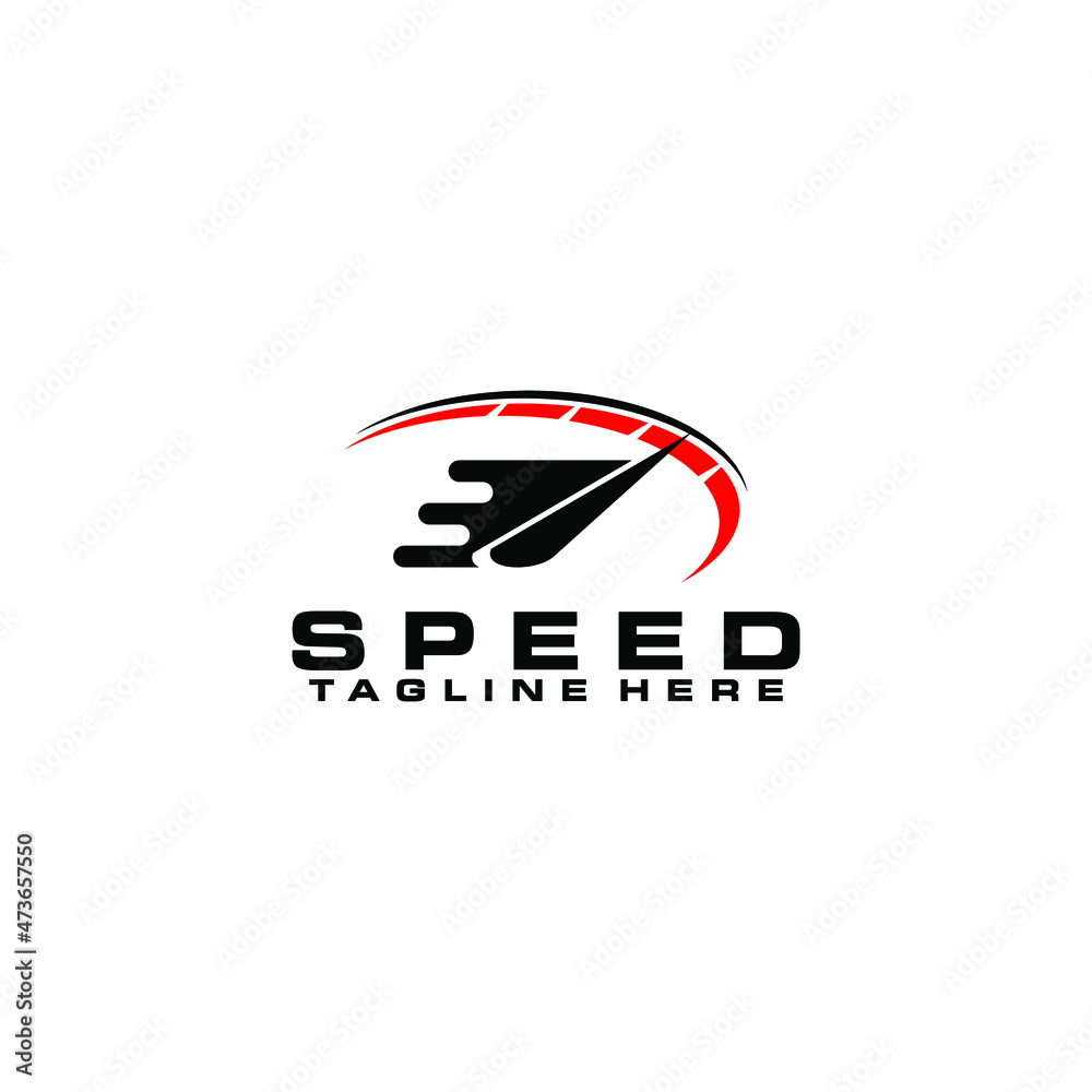 Speedometer logo concept vector. Technology of speed logo vector Stock ...