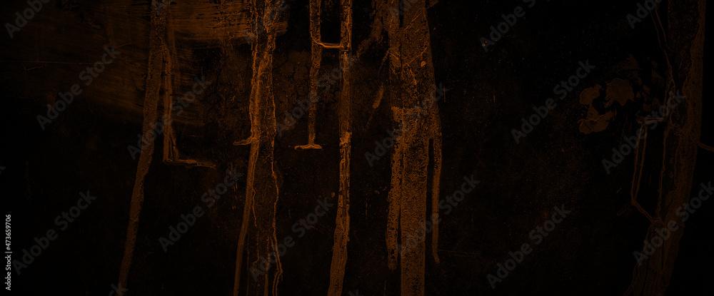 Abstract scary wall texture for background. Dark concrete. Black ...