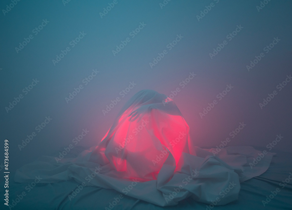 Surreal human silhouette Stock Photo | Adobe Stock