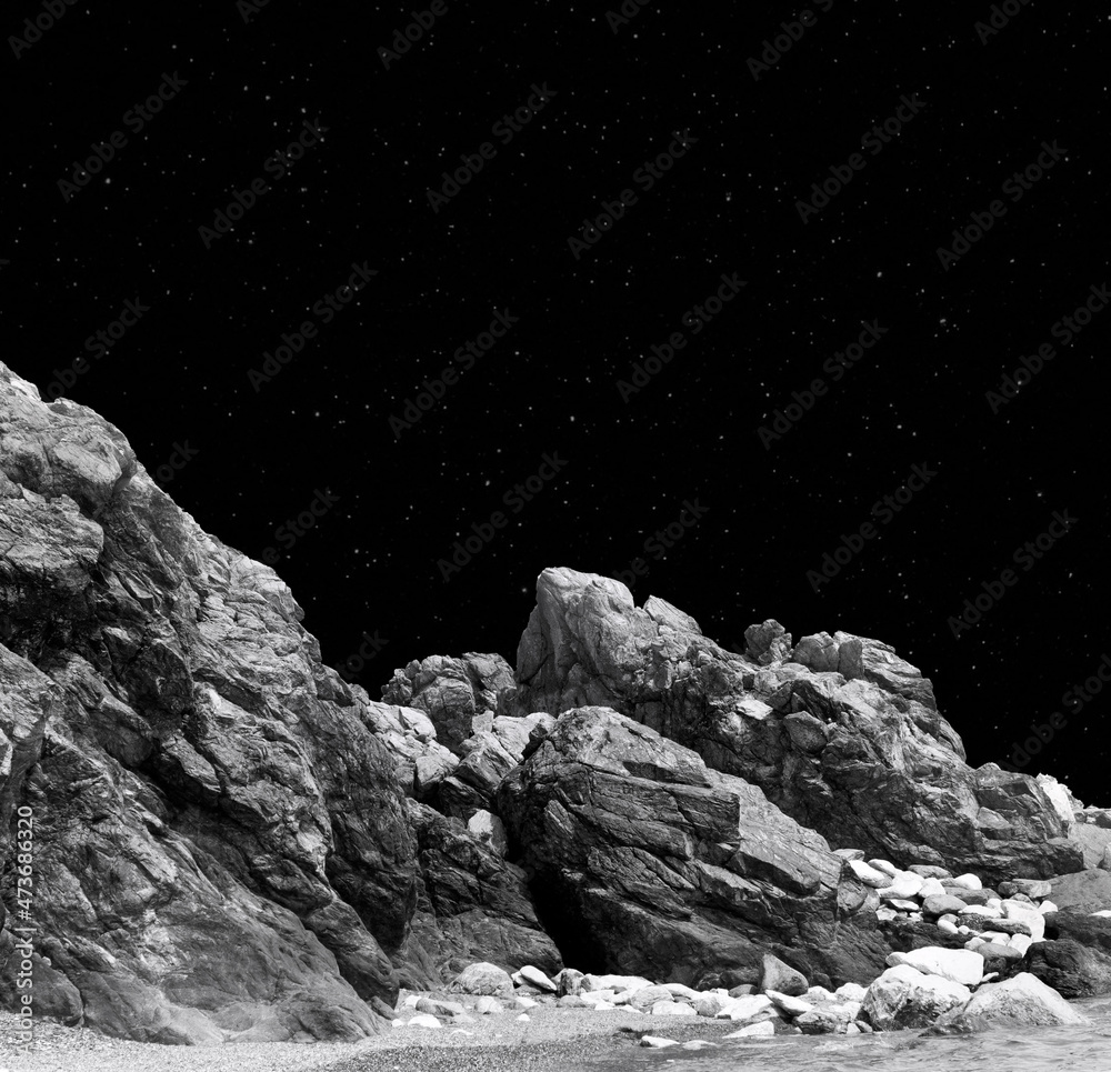 Lunar Landscape Stock Photo | Adobe Stock