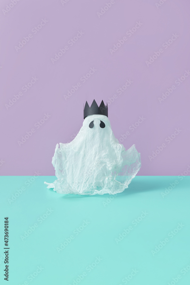 Ghost in crown Stock Photo | Adobe Stock