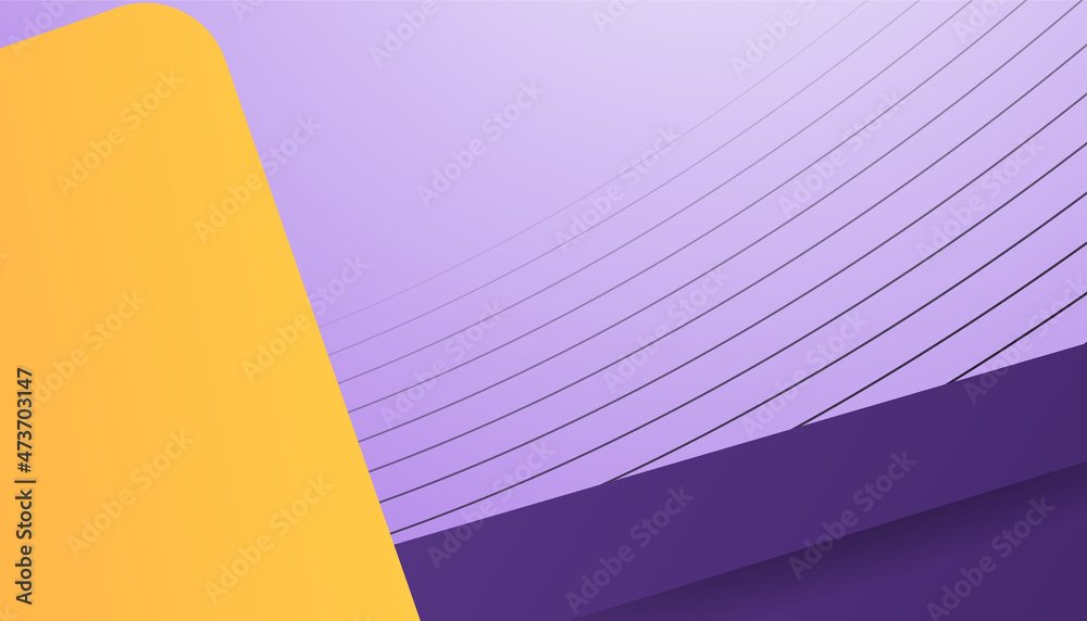 Modern purple and yellow abstract background. Vector illustration ...
