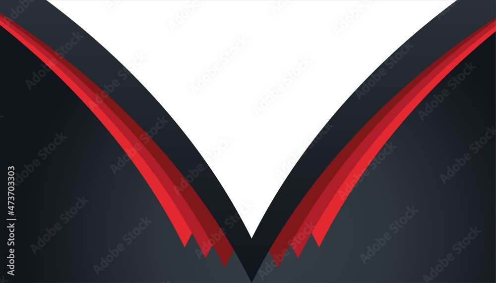 Modern red and black abstract background. Vector illustration design ...