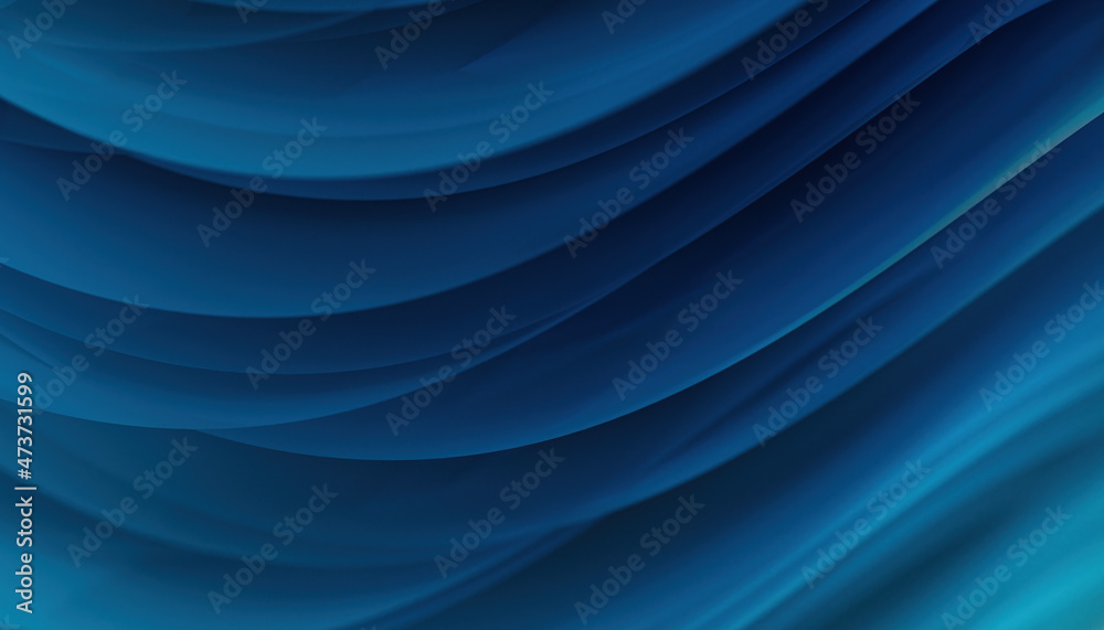 Abstract blue waves Stock Photo | Adobe Stock