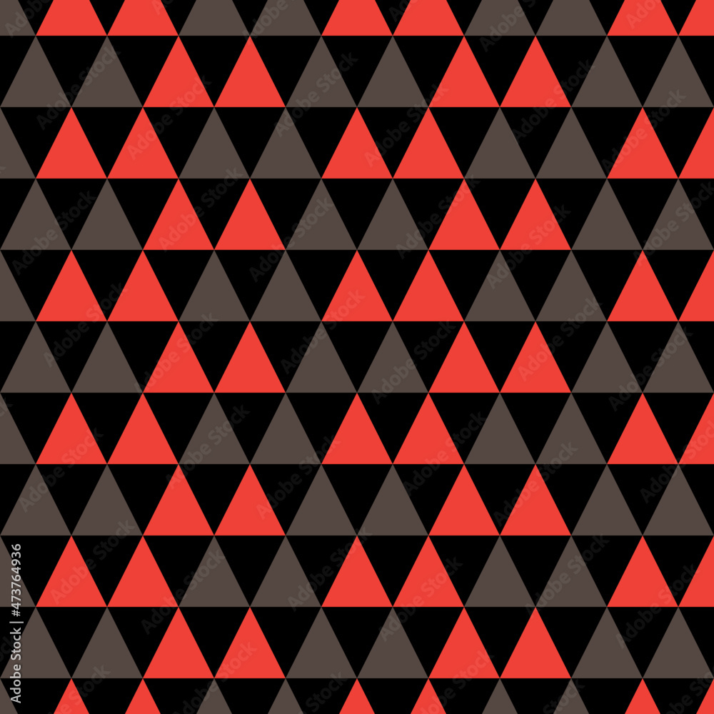 tringle black red seamless pattern design for decorating, wallpaper ...