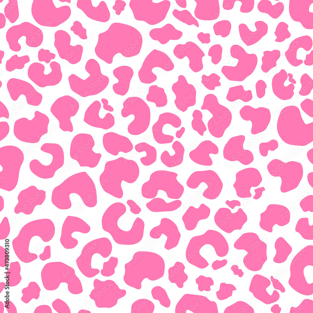 Pink Leopard Print Background