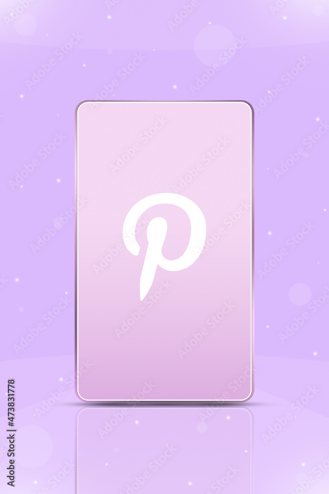 Purple Pinterest Icon