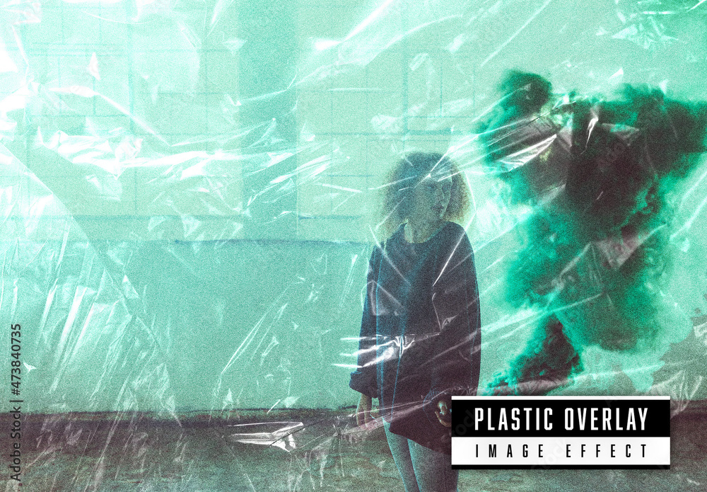 Plastic Image Effect Stock Template | Adobe Stock