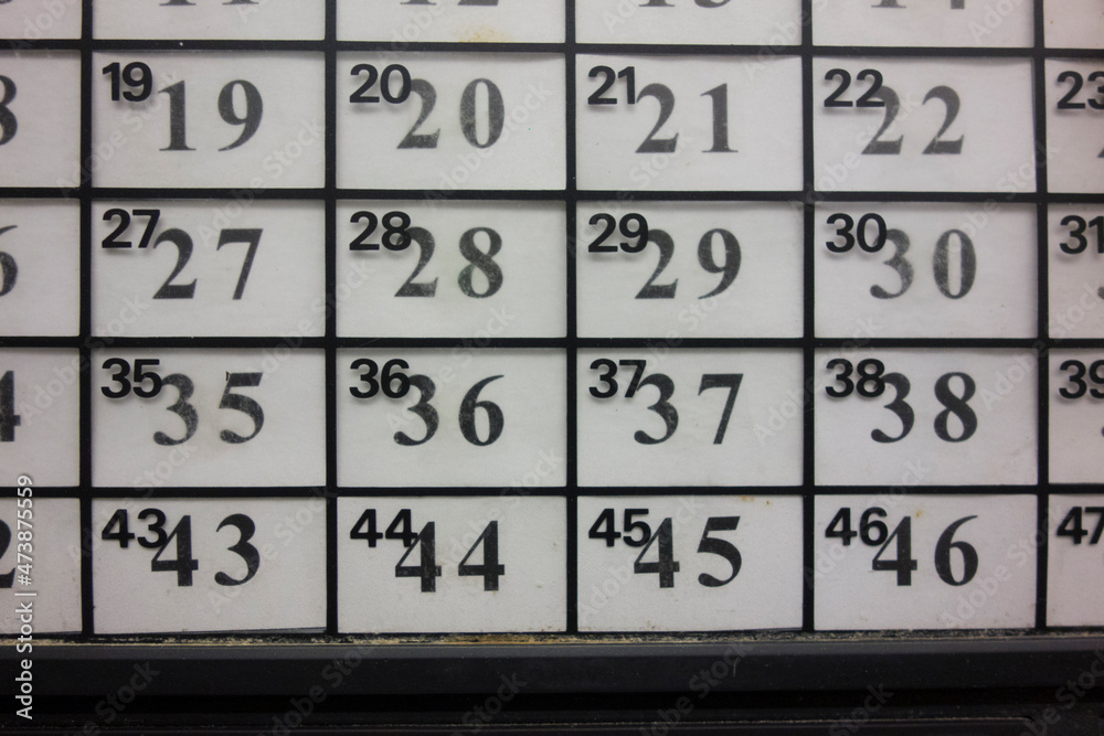 symbol of numbers to measure and display quantities Stock Photo | Adobe ...