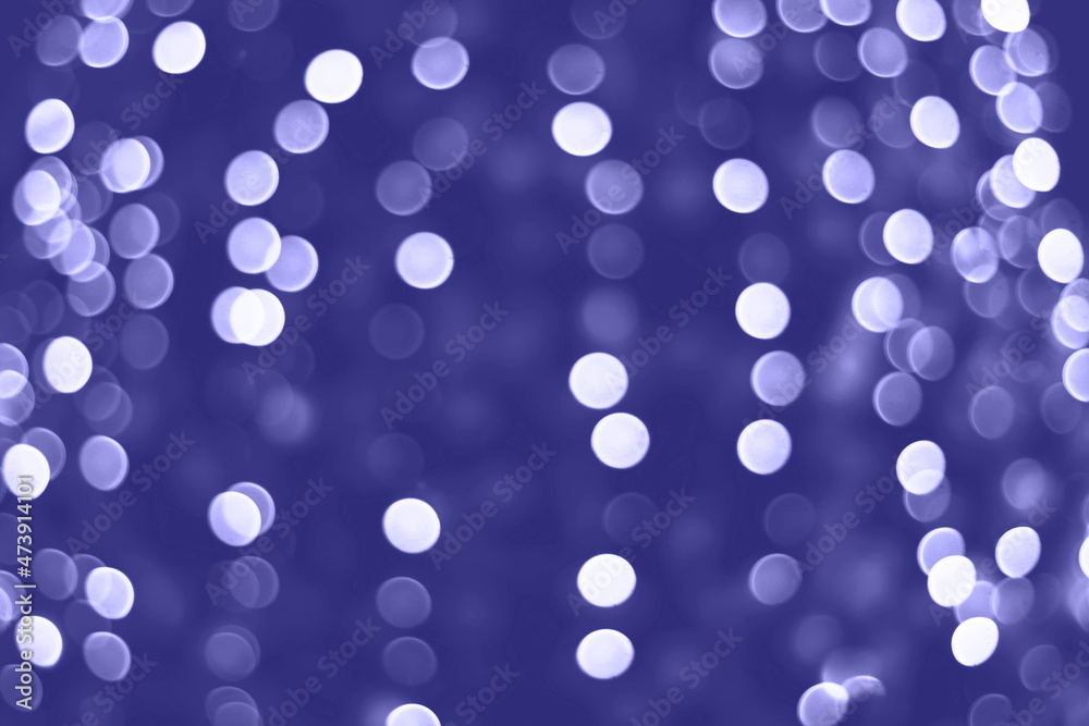 Very Peri lights bokeh background, Chrismas lights bokeh. Very Peri ...