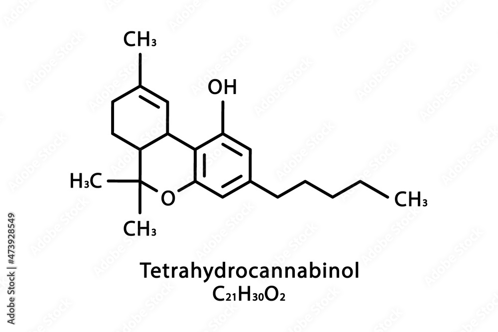 Tetrahydrocannabinol Molecular Structure Tetrahydrocannabinol Skeletal tetrahydrocannabinol-molecular-structure-tetrahydrocannabinol-skeletal