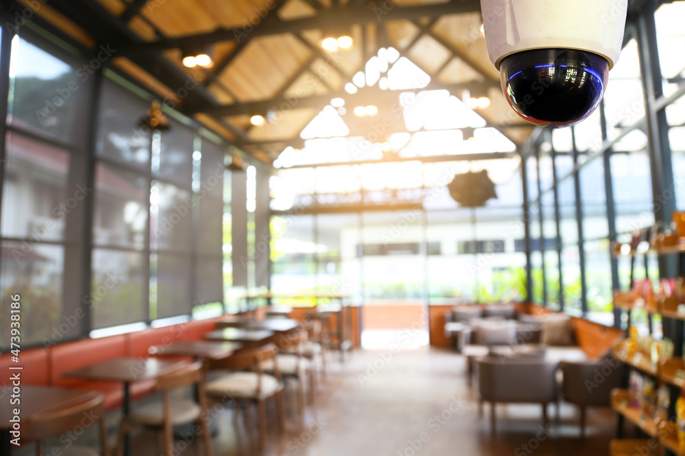 Closed-circuit television, Security CCTV camera or surveillance system ...