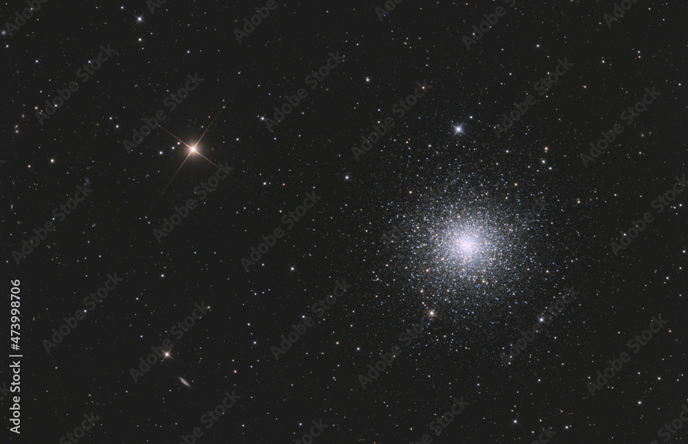 Astrophotography of Messier 3 globular cluster in Canes Venatici ...