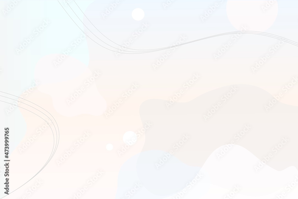 Flat design abstract background. Soft liquid shapes template with ...