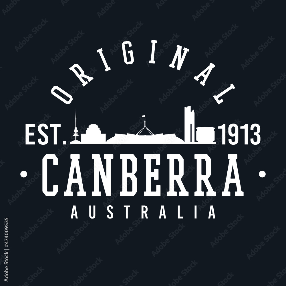 canberra, skyline, australia, 1913, oceania, australian, act, apparel ...