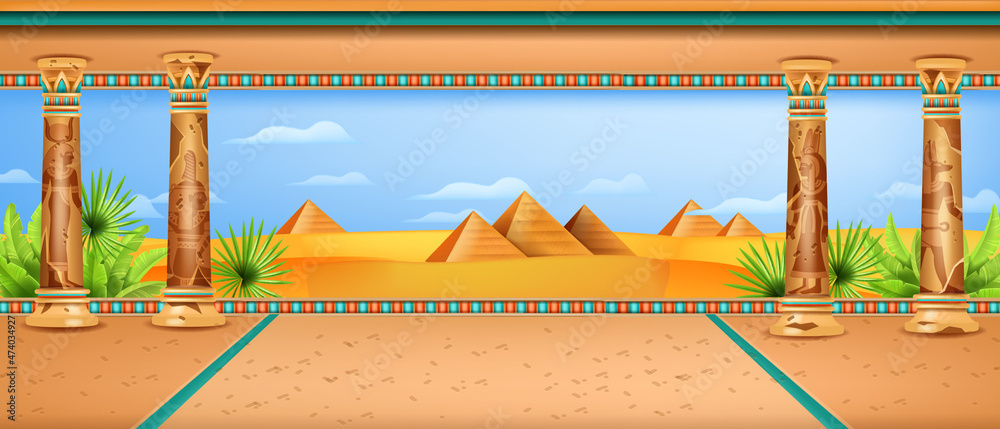 Egyptian Palace Clipart