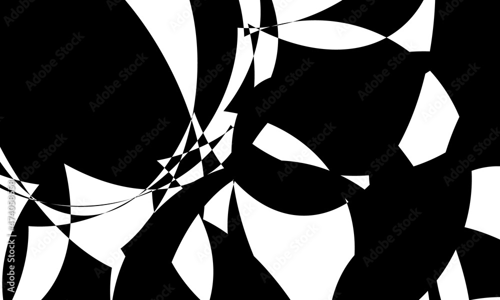 mesmerizing and original black pattern for modern design in op-art ...