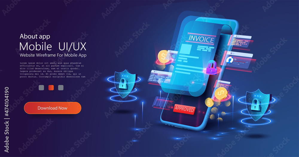 An electronic receipt sent via an online mobile application. Money ...