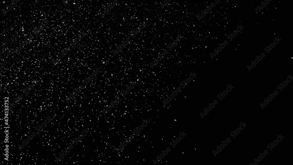 snowfall overlay, black background - winter, slowly falling snow effect ...