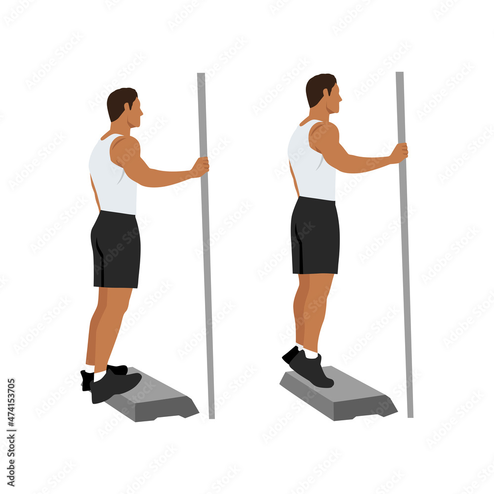 Exercises that can be done at-home. Stand on a step so heel can drop ...