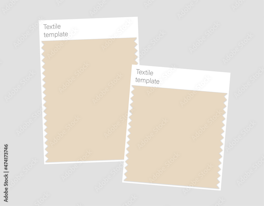 Two beige Fabric samples. Textile swatches for your design.Mood Board ...