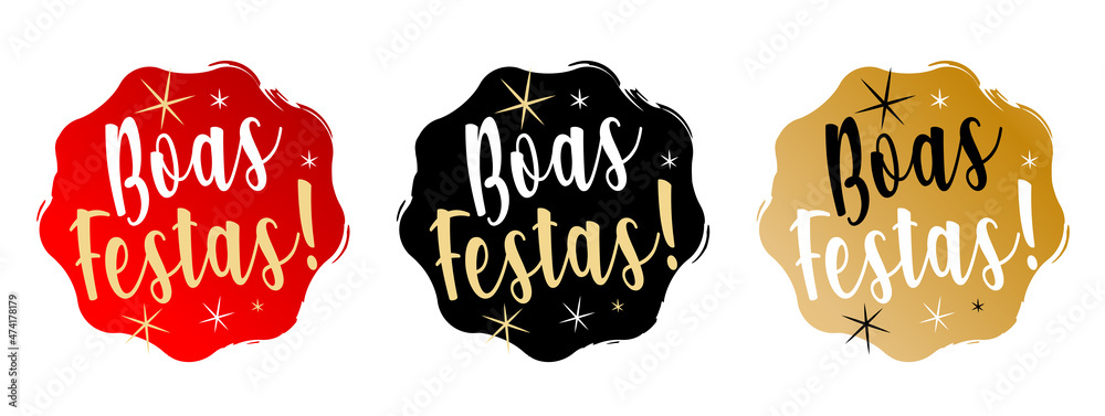 Vetor de Boas festas do Stock | Adobe Stock