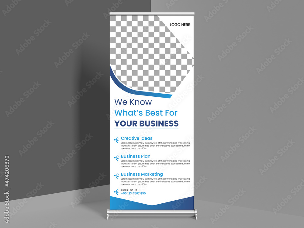 professional roll up banner design template set Stock Vector | Adobe Stock