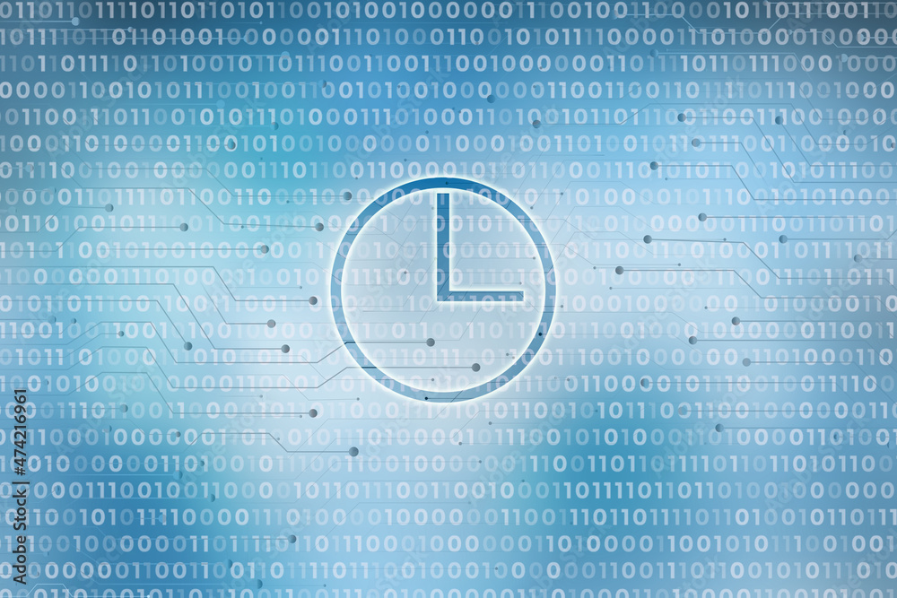 2d rendering new Alarm clock Stock Illustration | Adobe Stock