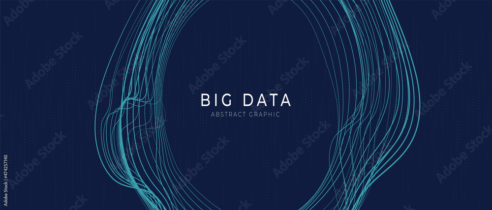 Artificial intelligence background. Digital technology, deep learning ...