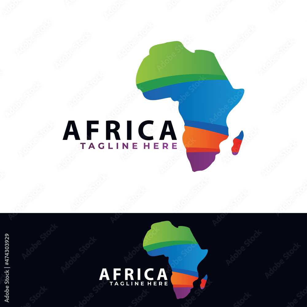 africa logo icon Stock Vector | Adobe Stock
