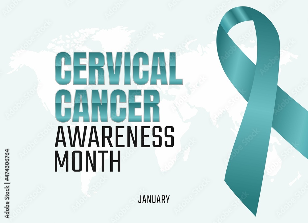 vector graphic of cervical cancer awareness month good for cervical ...