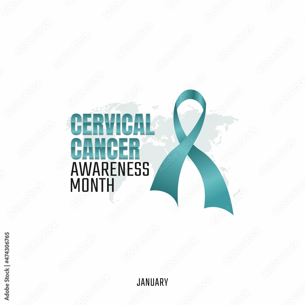 vector graphic of cervical cancer awareness month good for cervical ...