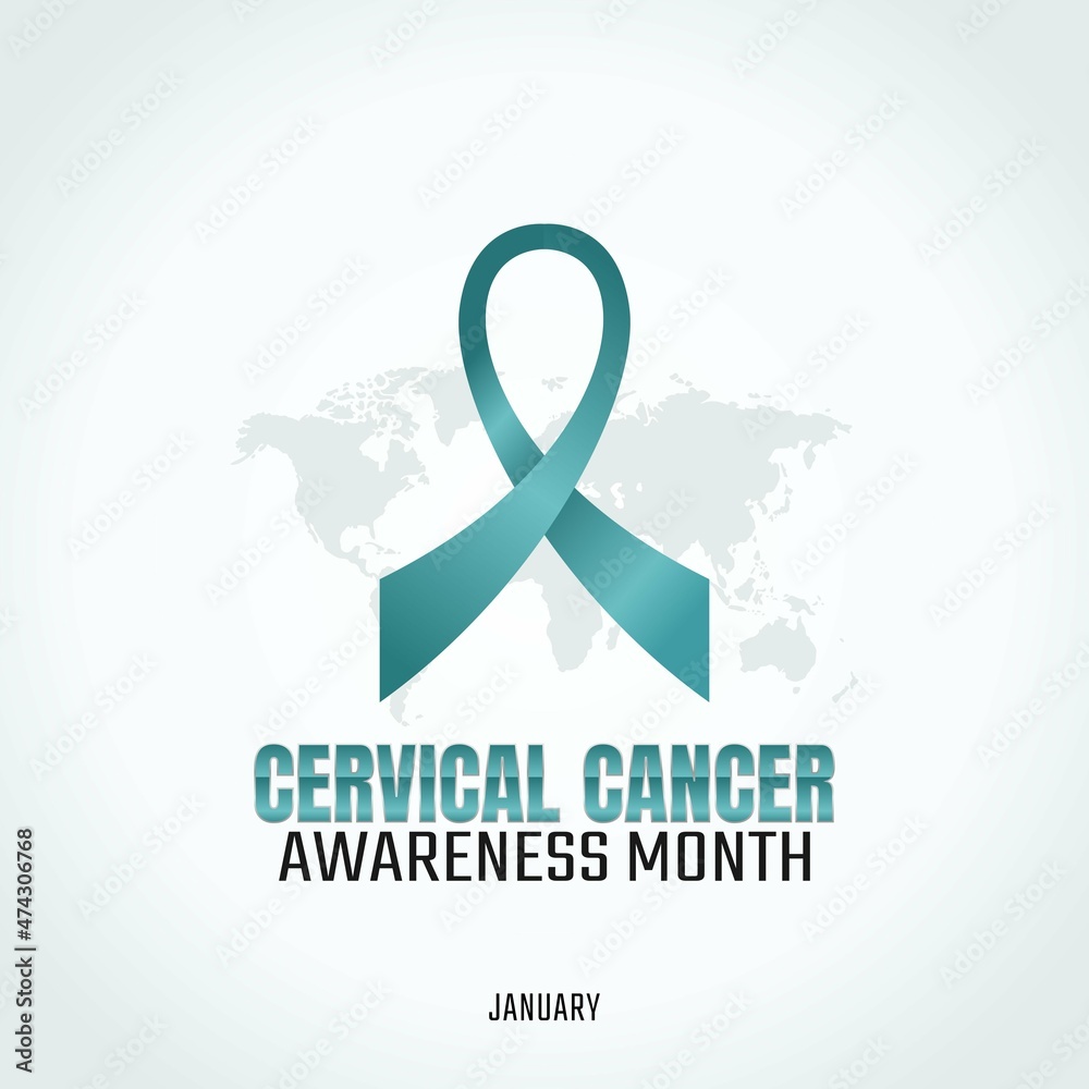vector graphic of cervical cancer awareness month good for cervical ...
