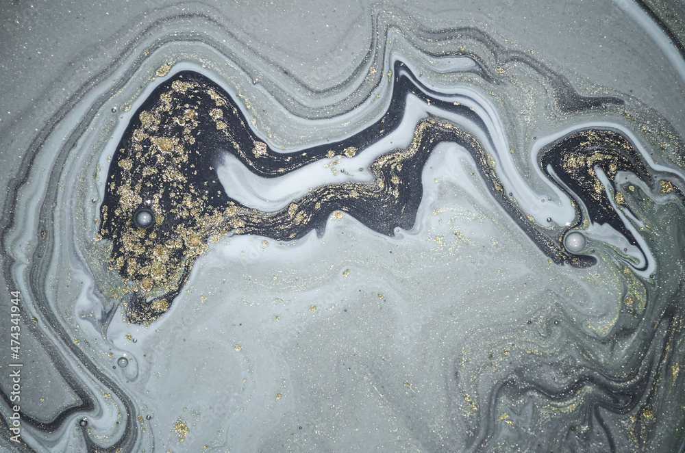 Natural luxury. Tiffany blue. Abstract ocean- ART. Style incorporates ...