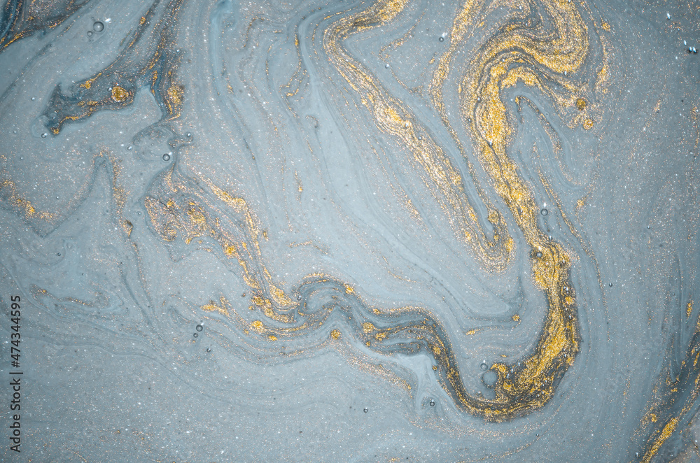 Natural luxury. Tiffany blue. Abstract ocean- ART. Style incorporates ...