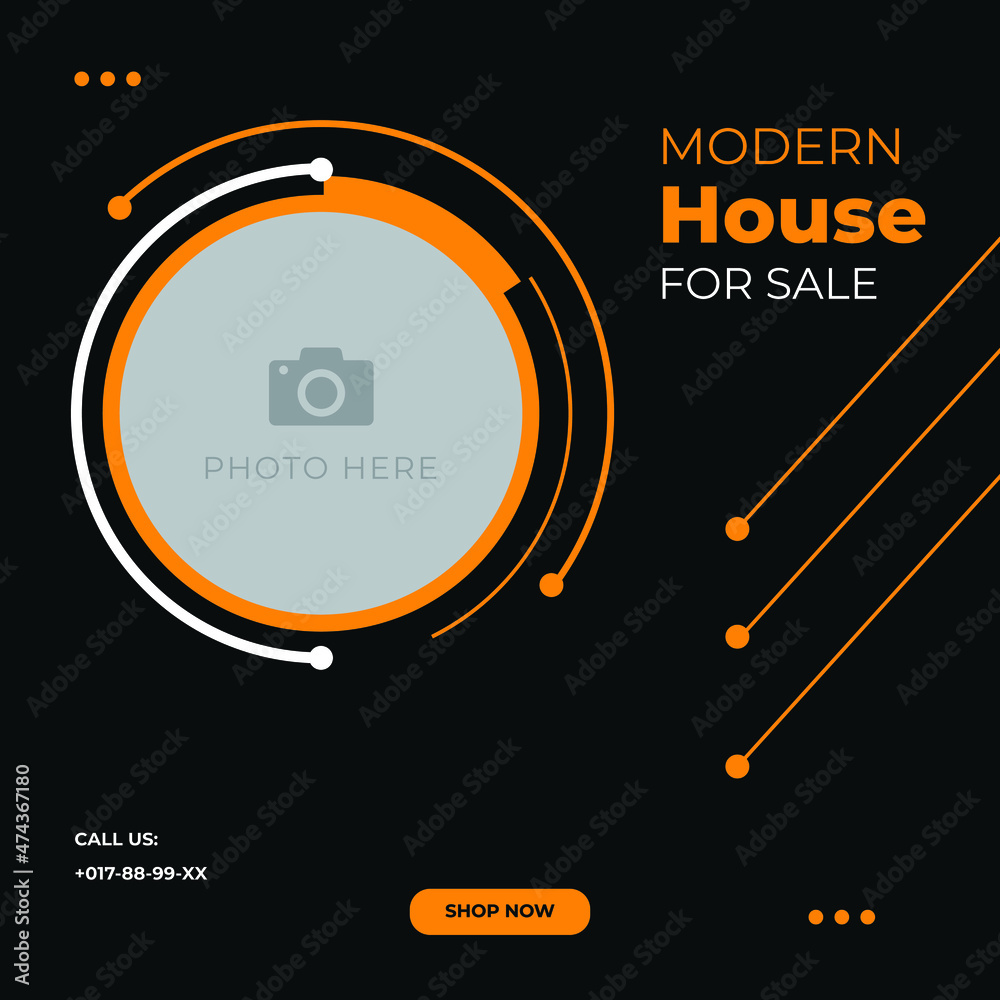 minimal ellipse banner template. background color with geometric shapes ...