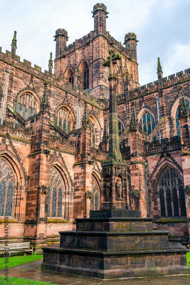 Chester Cathedral dedicated to Christ and the Blessed Virgin Mary in ...