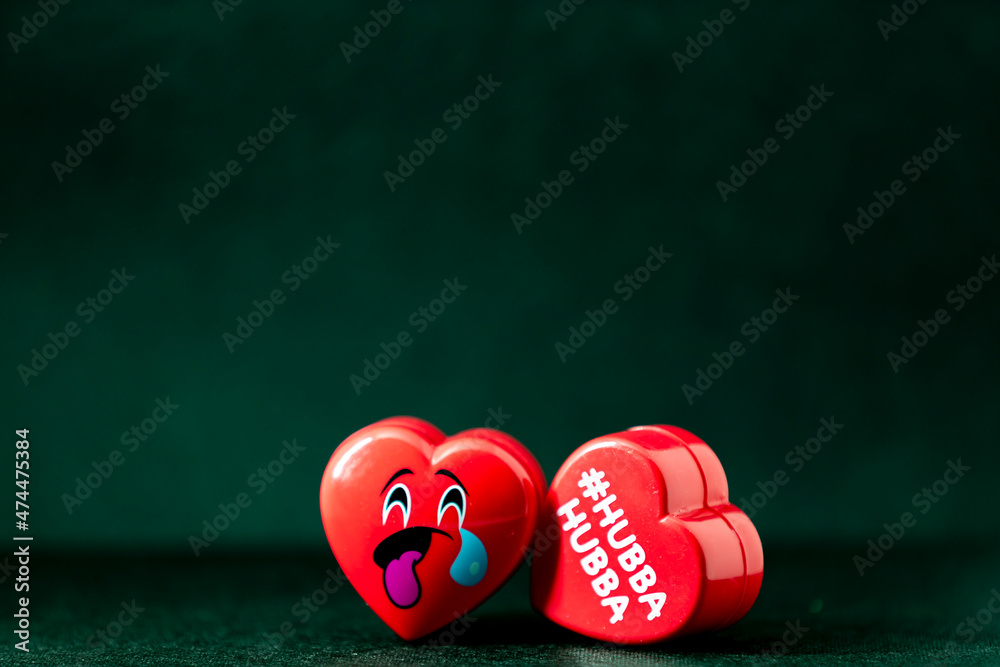 hubba hubba two heart emoji Stock Photo | Adobe Stock