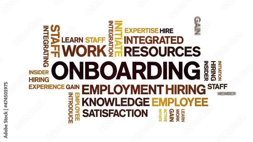 Onboarding animated tag word cloud;text design animation kinetic ...