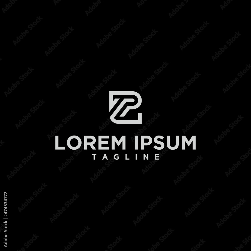 pc monogram logo design inspiration Stock Vector | Adobe Stock