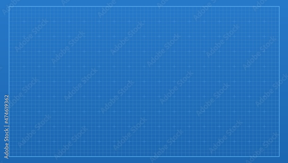 Blueprint background. Blue lined architecture Stock Vector | Adobe Stock
