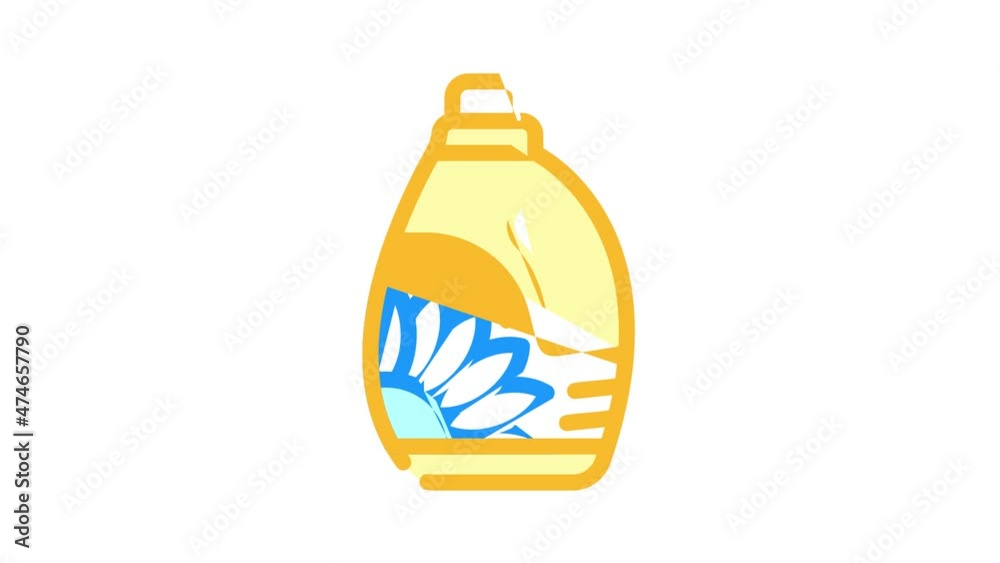 eco friendly detergent animated color icon eco friendly detergent sign ...