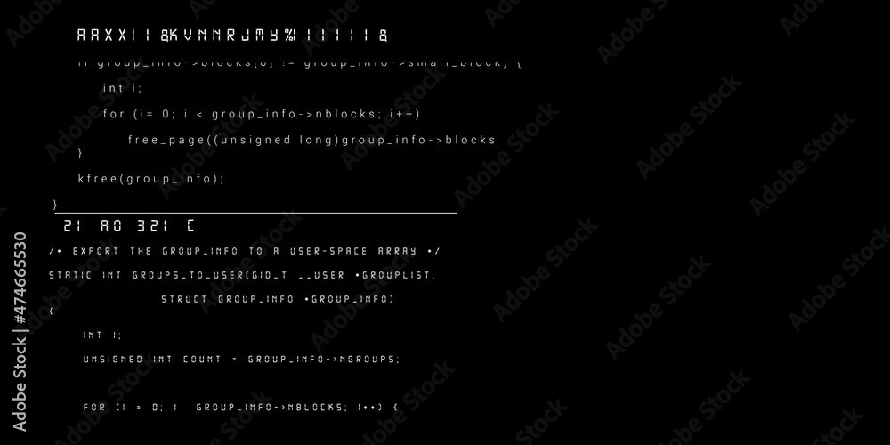 PNG Alpha.Hacking Programming data text code HUD appearing animation.Abstract Technology User ...