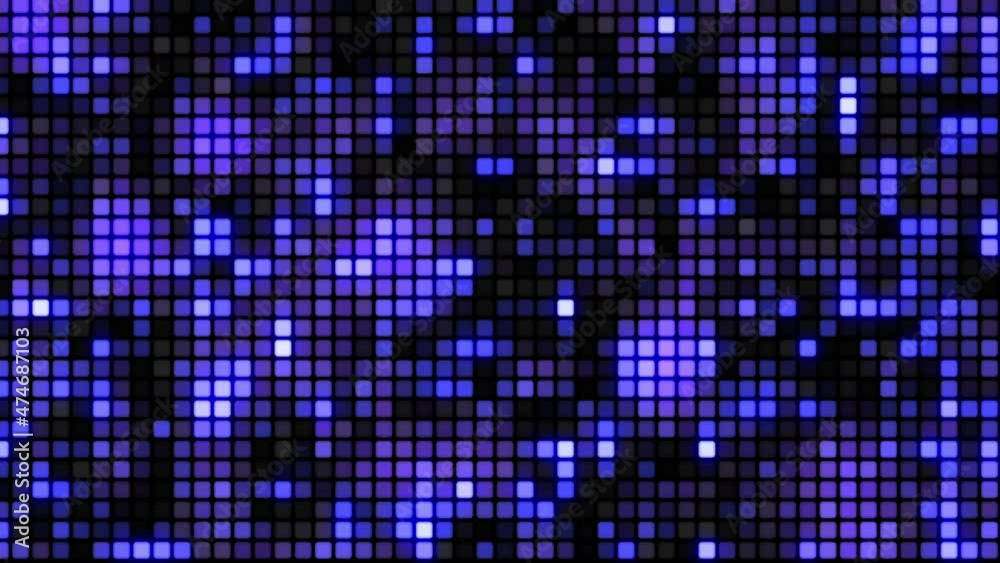 Vidéo Stock Abstract animated motion background. Glowing purple neon ...