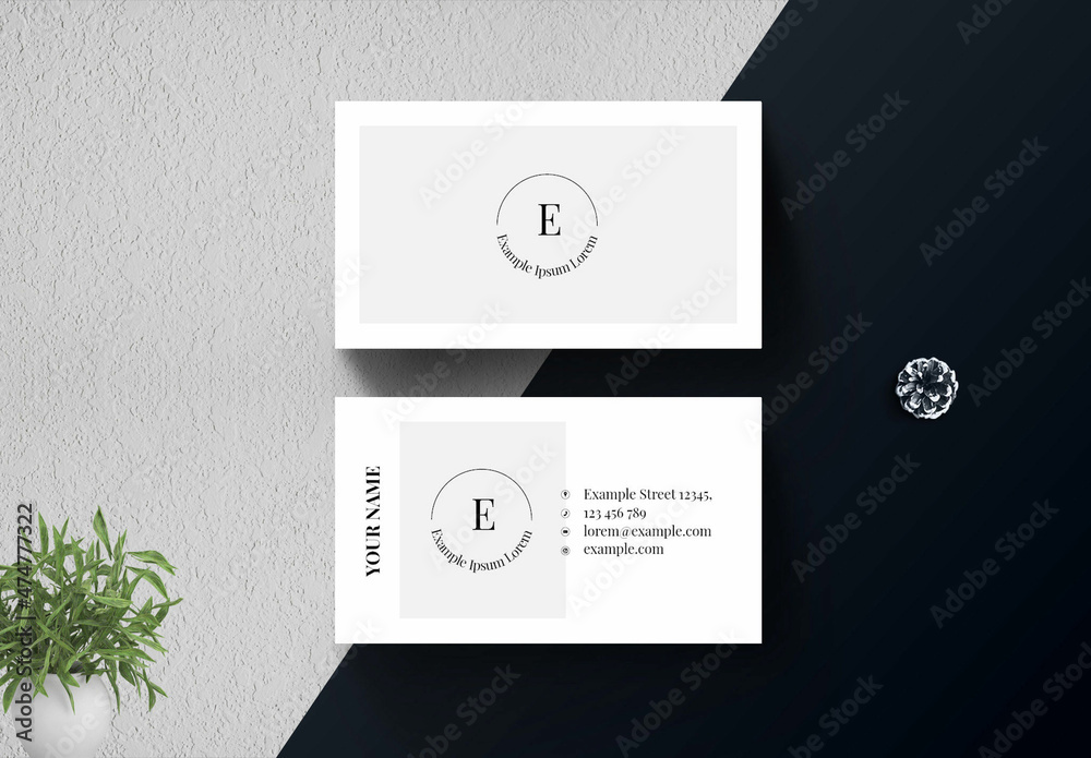 Business Card Stock Template | Adobe Stock