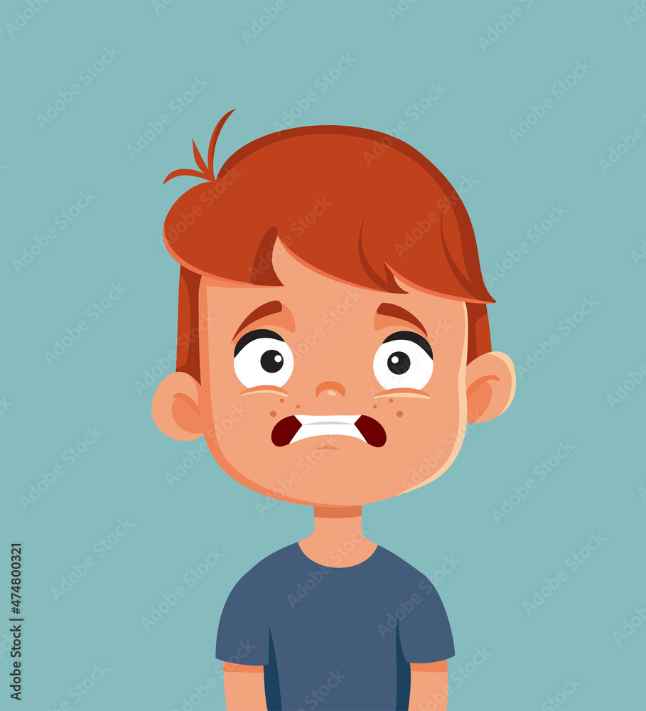 Little Boy Looking Scared Vector Cartoon Stock Vector | Adobe Stock Little Boy Looking Scared Vector Cartoon Stock Vector | Adobe Stock