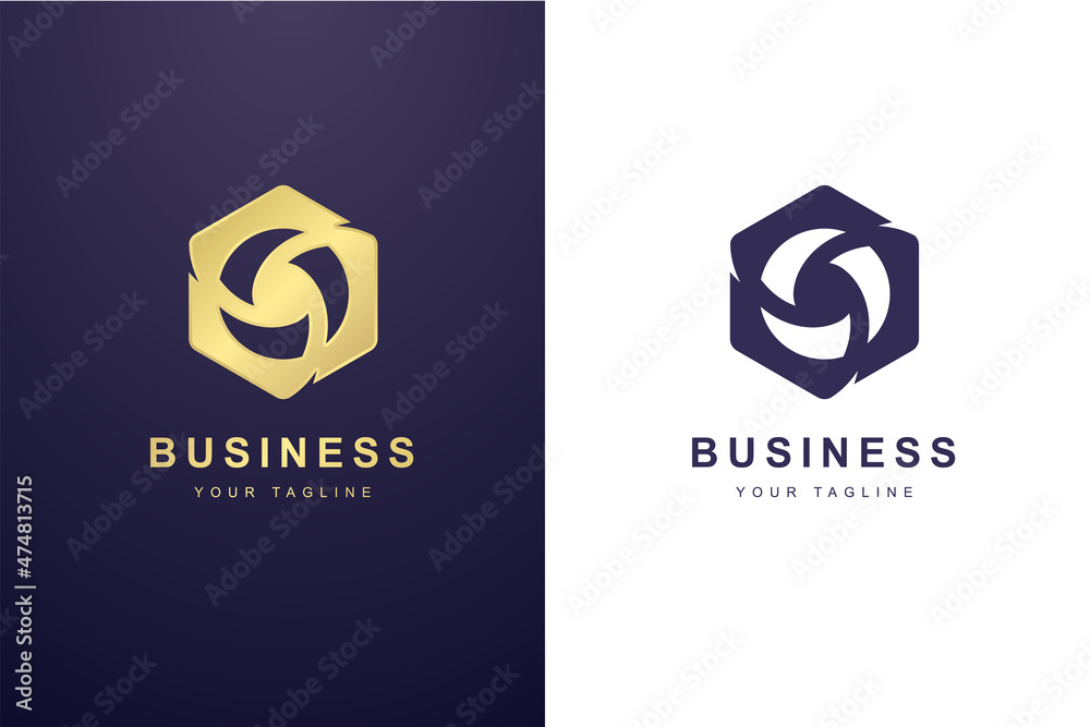 Initial Letter O Logo For Business or Media Company. Stock Vector ...