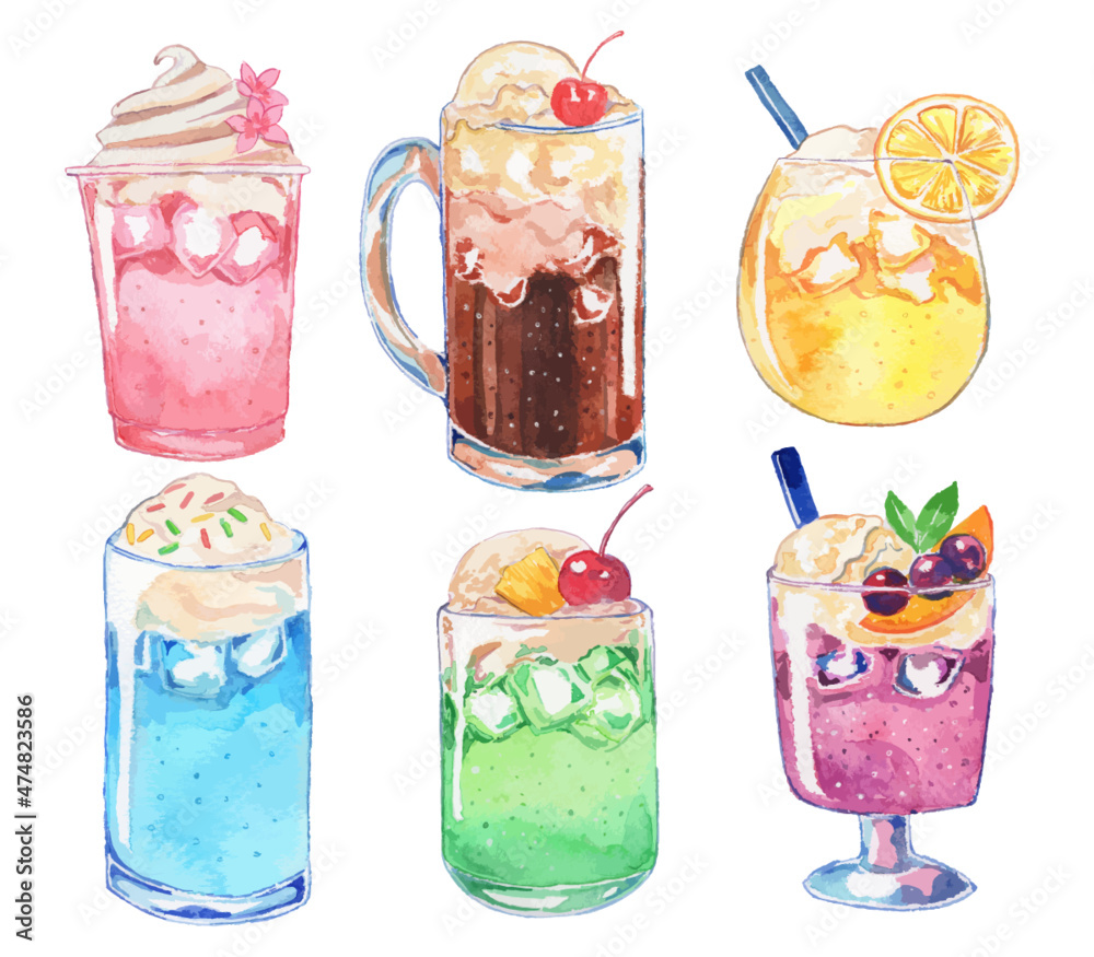 Ice Cream Float Border